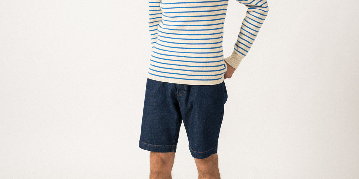 Matelot authentic striped sailor jumper slim fit, in pure new wool ...
