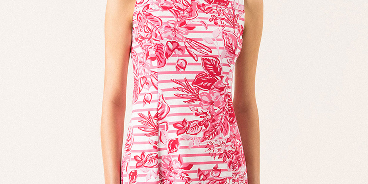 Lilly Pulitzer Women's Mini Striped UV-Printed Dress | SAINT JAMES ...