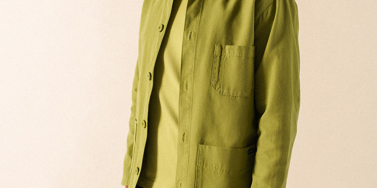 Sirocco fisherman's jacket buttoned, in cotton canvas | SAINT JAMES ...