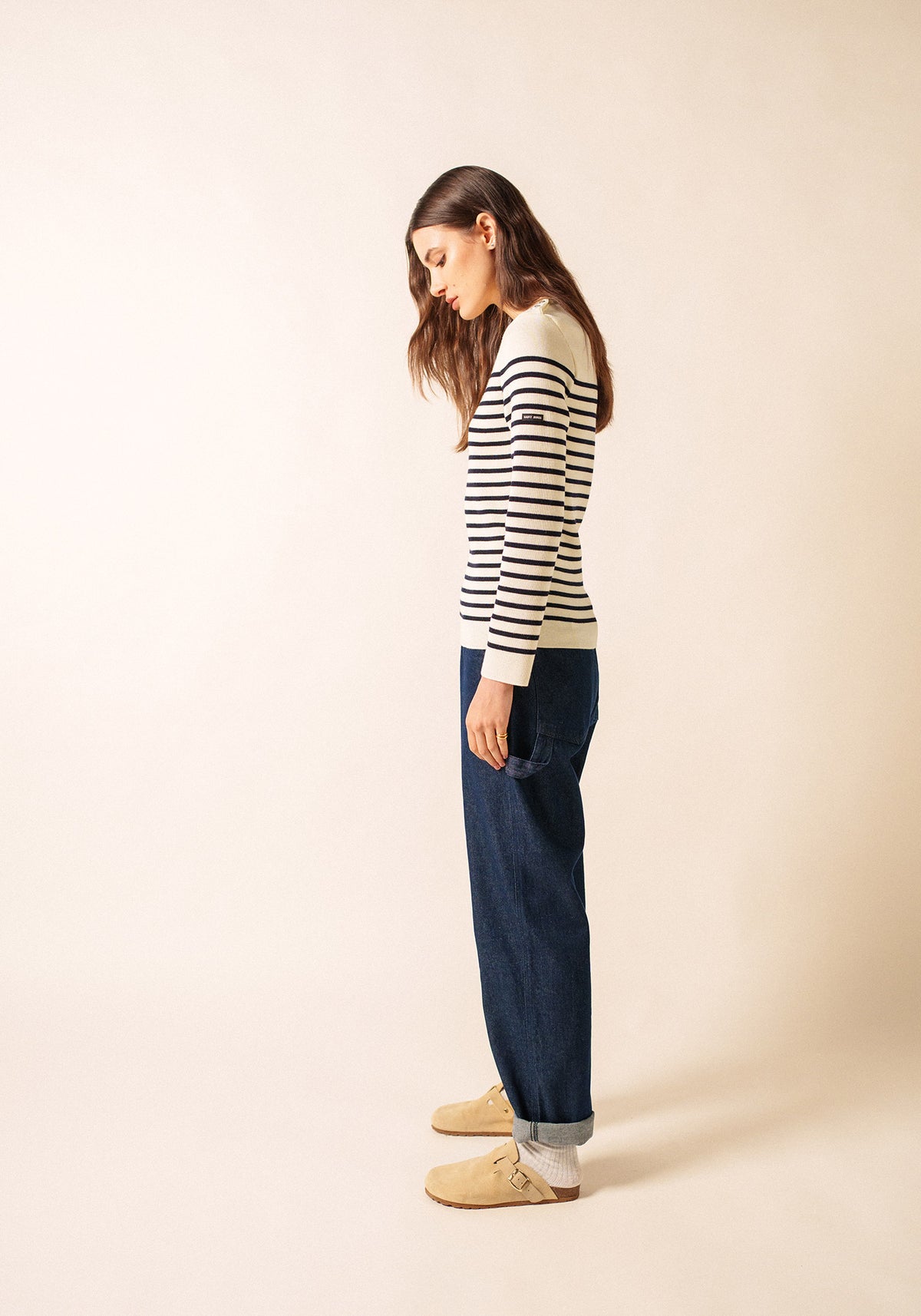 Marée authentic striped sailor jumper slim fit, in wool | SAINT JAMES ...