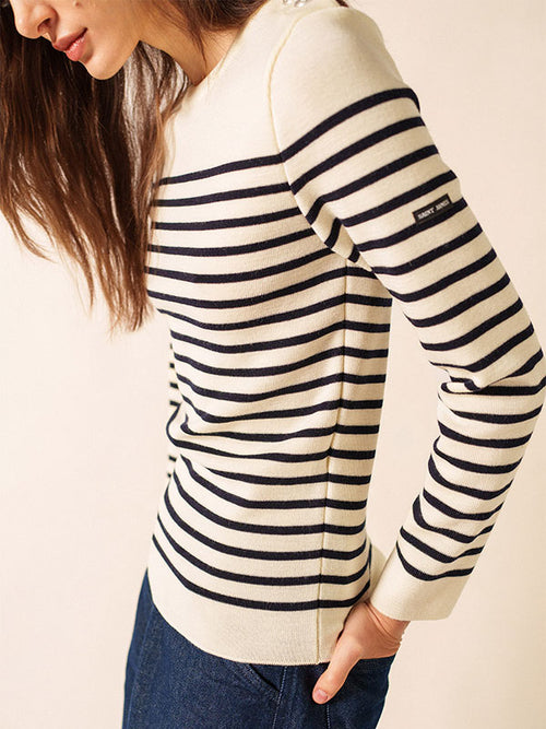 Marée authentic striped sailor jumper slim fit, in wool | SAINT JAMES ...