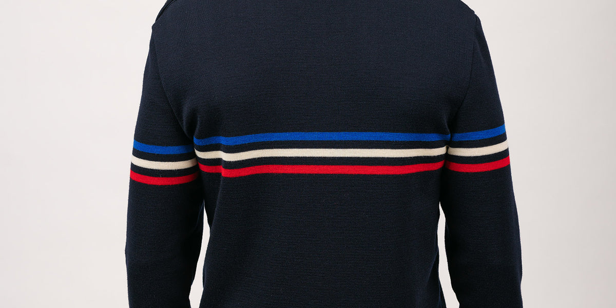 Sailor jumper with tricolour stripes SAINT JAMES x Elysée | SAINT JAMES ...